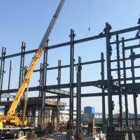 China Anti Corrosion Prefabricated Steel Building Q355b Welded Modular Steel Structure for sale