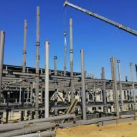 China Anti Corrosion Prefabricated Steel Building Q355b Welded Modular Steel Structure for sale