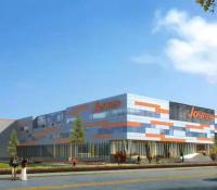 China Corrosion Proof Commercial Steel Structures OEM Mall Steel Portal Frame Buildings for sale