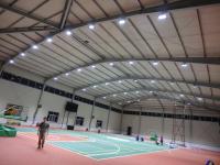 China Wind Resistance Commercial Building Metal Badminten Basketball Hall Prefabricated Sports Pavilions for sale