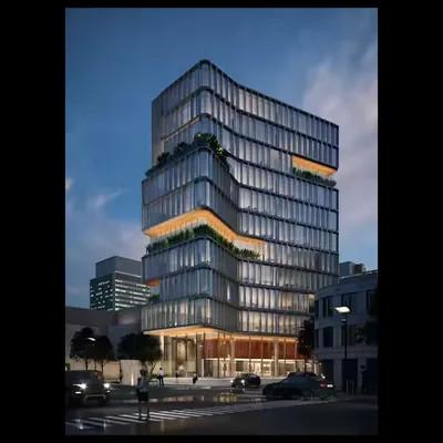 China Office Hotel Galvanised Steel Frames High Rise Prefabricated Steel Framing System for sale