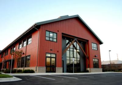 China Painted Galvanized Multi Storey Steel Building Steel Frame Workshop Kit ODM for sale