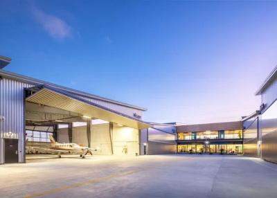 China Insulated Steel Structure Hangar Snow Resistant Private Aircraft Hangar Steel Buildings for sale