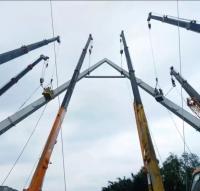 China Factory Direct Sale 200 Type Modular Steel Bridges Temporary Steel Bailey Bridge Anti Seismic for sale