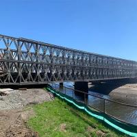 China Eco Friendly Custom Steel Bridge Galvanized Steel Bridge Construction Sustainable for sale