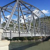 China Angle Steel Military Pontoon Bridge High Stability Hot Rolled Prefabricated Steel Bridge for sale