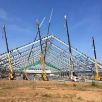 China Large Span Steel Line Sheds Commercial  Building Warehouse Steel Shed Construction for sale