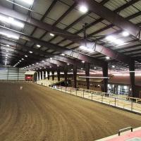 China Pre Engineered Metal Storage Building Indoor Wind Resistant Horse Riding Arena for sale