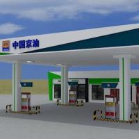 China Prefabricated Steel Shed Roof Trusses Construction Steel Structure For Petrol Station for sale
