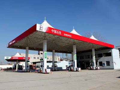 China Prefabricated Steel Shed Roof Trusses Construction Steel Structure For Petrol Station for sale