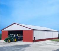 China Q355 Light Weight Metal Frame Shed Kit H Shape Prefabricated Metal Garage Shed for sale