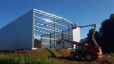 China ODM Light Steel Structure Factory Warehouse Manufactured Steel Buildings For Feed Mill Storage for sale