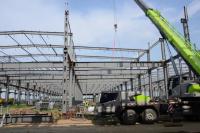 China ODM Light Steel Structure Factory Warehouse Manufactured Steel Buildings For Feed Mill Storage for sale