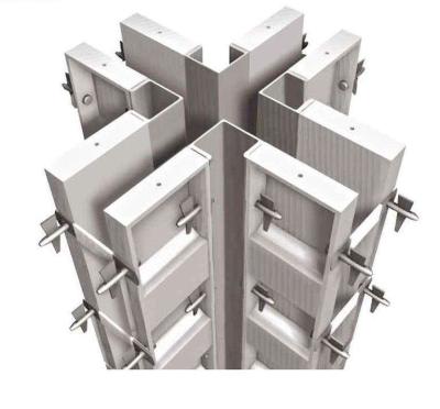 China Aluminium Formwork System Building Material Construction Concrete Pillar Formwork Molds for sale
