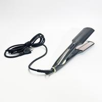 China Constant temperature negative ion widening titanium gold aluminum floating plate fashion niche hair straightener for sale