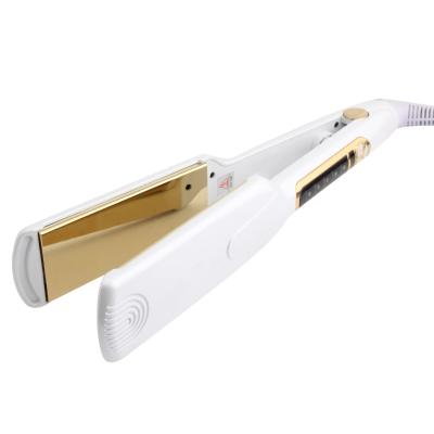 China BM137 white professional salon titanium plate constant temperature hair straightener for sale