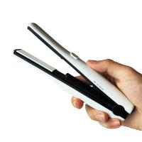 China BM138 white portable titanium gold aluminum plate hair straightener hair efficiency for sale