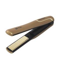 China Roll Straight Dual Ceramic Hair Straightening Iron with 2200mah Battery Cell for sale
