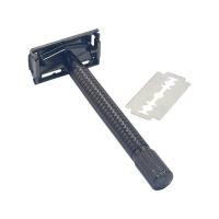 China Manual adjustment of imported stainless steel blade double side safety razor head shaving razor for sale