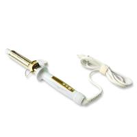 China Golden Hair Curling Iron with LCD Intelligent Control Negative Ion for Antiscalding Professional Styling for sale