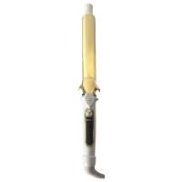 China Golden Hair Curling Iron with Negative Ion and Antiscalding Features for sale