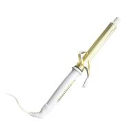 China Golden Hair Curling Iron with Negative Ion and Antiscalding Features for sale