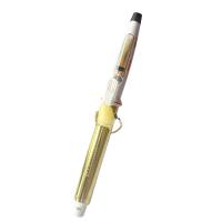 China LCD Intelligent Control Hair Curling Iron Golden Color with Negative Ion Technology and International Voltage for sale