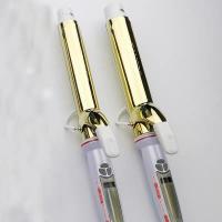 China LCD Intelligent Control Hair Curling Iron Golden Color with Negative Ion Technology and International Voltage for sale
