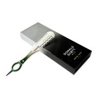 China Custom white hairdressers special rotating shaving comb to thin hair and repair bangs for sale