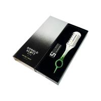 China Custom white hairdressers special rotating shaving comb to thin hair and repair bangs for sale