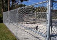 China 9 Gauge Cyclone Wire Chain Link Fence Mesh 2'' X 2