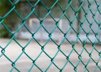 China 4 Ft High X 50 Ft Long Vinyl Coated Chain Link Fence Diamond Hole 50 X 50mm Steel for sale