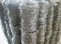 China 500 Meters Barbed Wire Security High Tensile Galvanized Iron For Fencing for sale