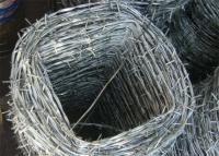 China 14 Gauge Coil Barbed Wire Heavy Zinc Coated Double Twisted for sale
