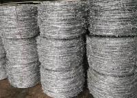 China 100ft 18 Gauge 4 Point Barbed Razor Wire Fence For Outdoors for sale