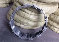 China Hot Dipped Galvanized Cbt-65 Barbed Wire Concertina Coil With Loops Dia 500 Mm for sale