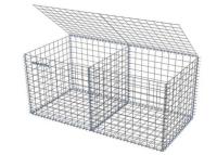 China 2x1x1m Hot Dipped Galvanized Welded Gabion Mesh Basket For Retaining Wall for sale