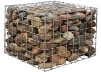 China 1mx1mx1m Welded Wire Gabion Cage Heavy Duty Galvanized for sale