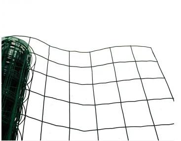 China Square 4mm Green Pvc Coated Wire Mesh Weather Resistance for sale