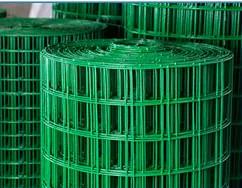 China Green Bwg24 Anti Corrosive Plastic Coated Wire Mesh Square Hole for sale