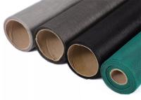 China PVC Coated 18 X 16 Mesh Black Fiberglass Fly Screen Wire Mesh Anti Insect 115g for sale