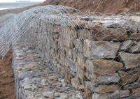 China 8 X 10cm Galfan 2x1x1m Gabion Basket High Zinc Coated Wire Mesh For Gabion Wall for sale