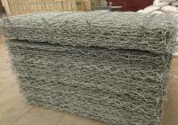 China 2.7mm Hot Dipped Galvanized Gabion Mesh Baskets Hexagonal Retaining Wall Gabion Cages for sale
