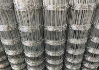 China 1.8m 2.5mm Galvanized Woven Steel Wire Field Hinge Joint Knot Fence For Cattle Sheep for sale