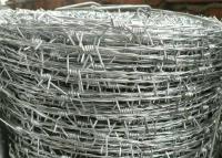 China Double Twist Coiled Barbed Razor Wire Chain Link Fence With Barbed Wire for sale