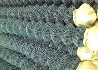 China 5Ft 15m Pvc Coated Chain Link Fence Mesh Galvanized Diamond Wire Mesh For Garden for sale