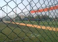 China 10 Gauge 6ft Gi Chain Link Wire Mesh Green Pvc Coated Galvanised Steel Chain Link Fencing for sale