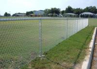China 9 Gauge 50Ft Chain Link Fence Mesh 80x80mm Vinyl Coated Wire Garden Fence for sale