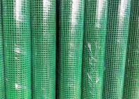 China 0.5in Green PVC Coated Welded Wire Mesh 0.9m Width Heavy Duty Garden Wire Fencing for sale