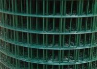 China 16 Gauge 15m 1x1in Garden PVC Coated Welded Wire Mesh Hardware Cloth Rolled Fencing for sale